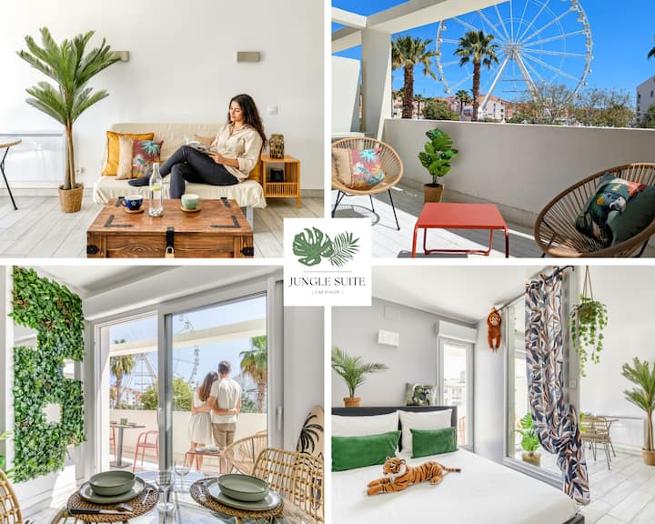 Terrasse~vue Centre-port~ménage Inclus~wi-fi~clim - Agde