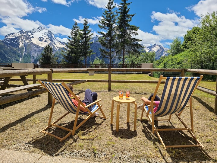 Studio 4/5 Pers, Jardinet, Vue - Les Deux Alpes