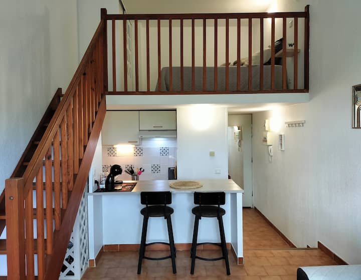 "Le Coin Rayonnant" Studio Mezzanine 28m²-2/4 Pers - Bouc-Bel-Air