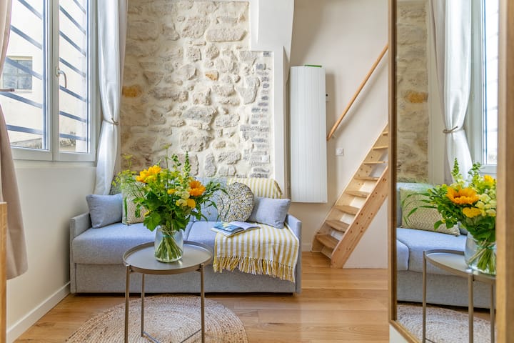 Cozy Studio Montorgueil, Louvre - París