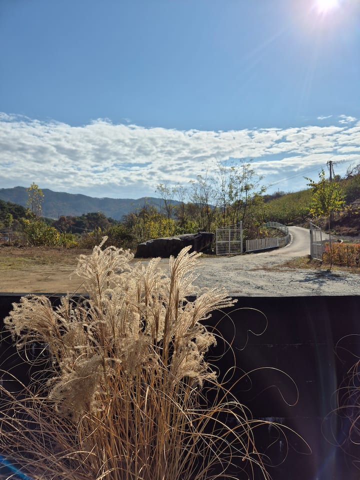 숲속 필란드사우나와 프라이빗한 계곡
독채사용가능한
충주 웜홀스테이 - Chungju-si