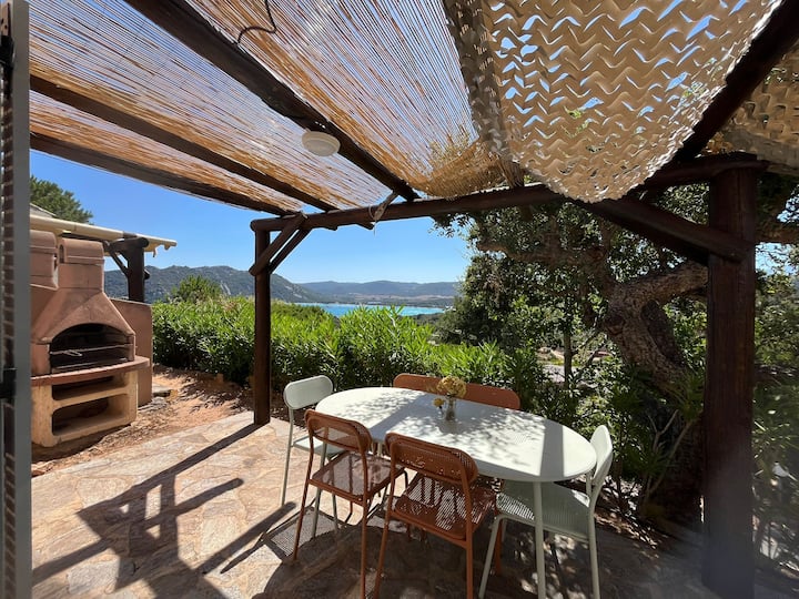 Mini Villa,vue Mer,plage à 500-650m à Pied,4/6pers - Plage de Palombaggia