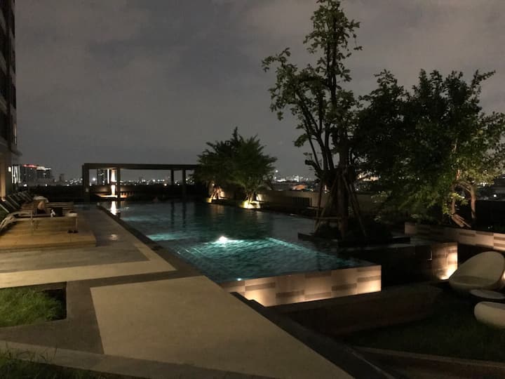 Loft 1bedroom@ Bts Talad Plu S10 - Bangkok