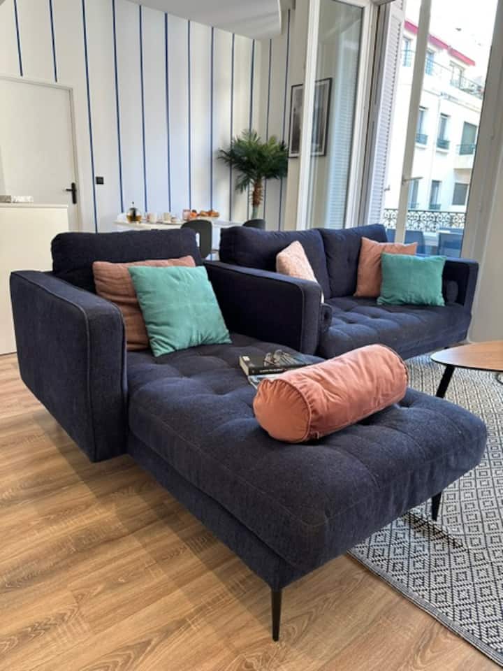 Appartement Design 2  Suites Palais/plage à 3' - Cannes