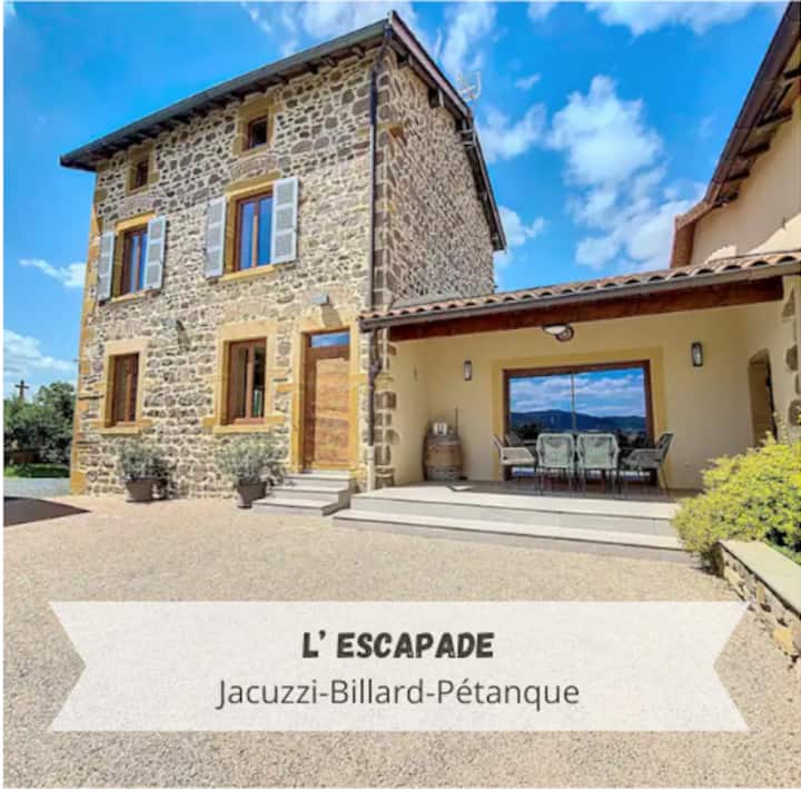 L’escapade - Billard/jacuzzi/pétanque - Tarare