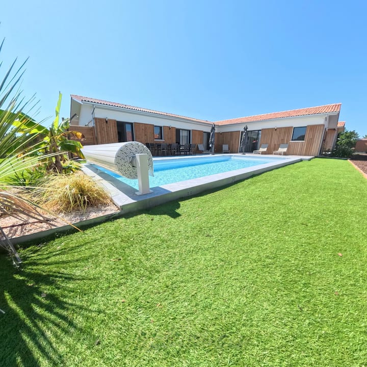 Villa Chrisaline 4* 2024 5 Ch Clim, Centre Moliets - Moliets-et-Maa