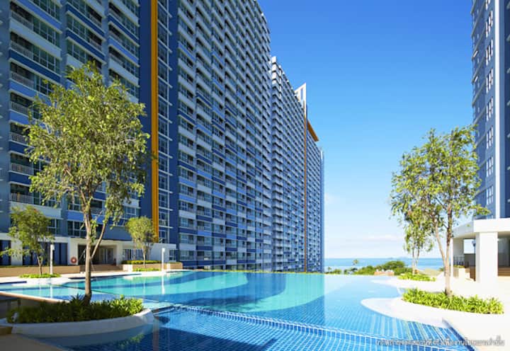 Seaview 1br King Bed Beach Front Pattaya - Pattaya