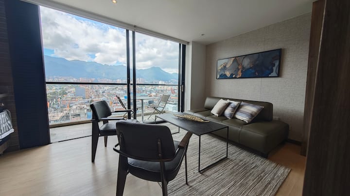 Moderno Loft, Genial Vista, En Club House - Bogotà