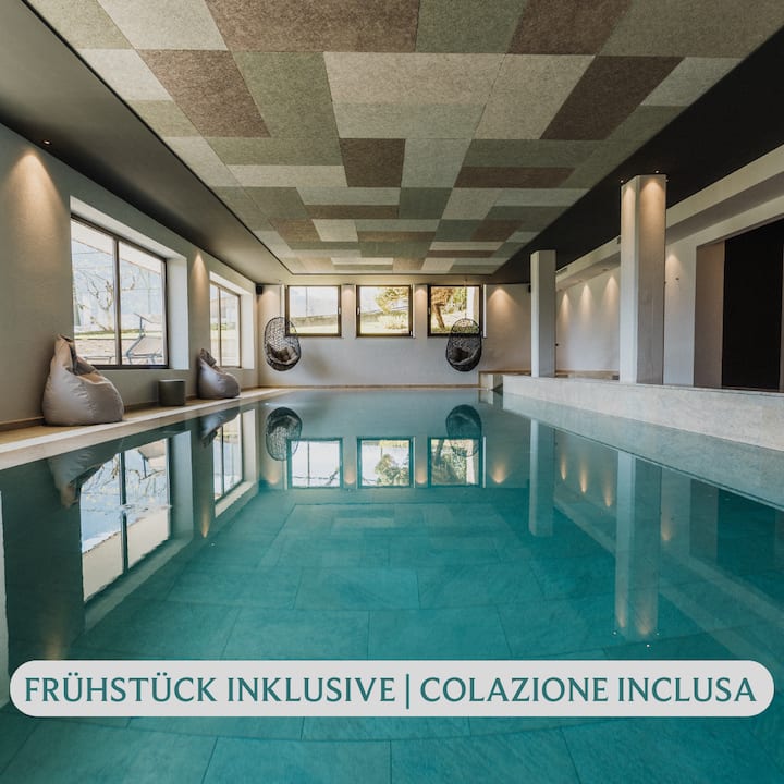 Suite  Mit Balkon Und Indoor Pool "Harmony" - Lana