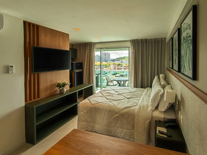 Studio Para 3 Pessoas No Rn Studio C/ Vista Mar - Maceió