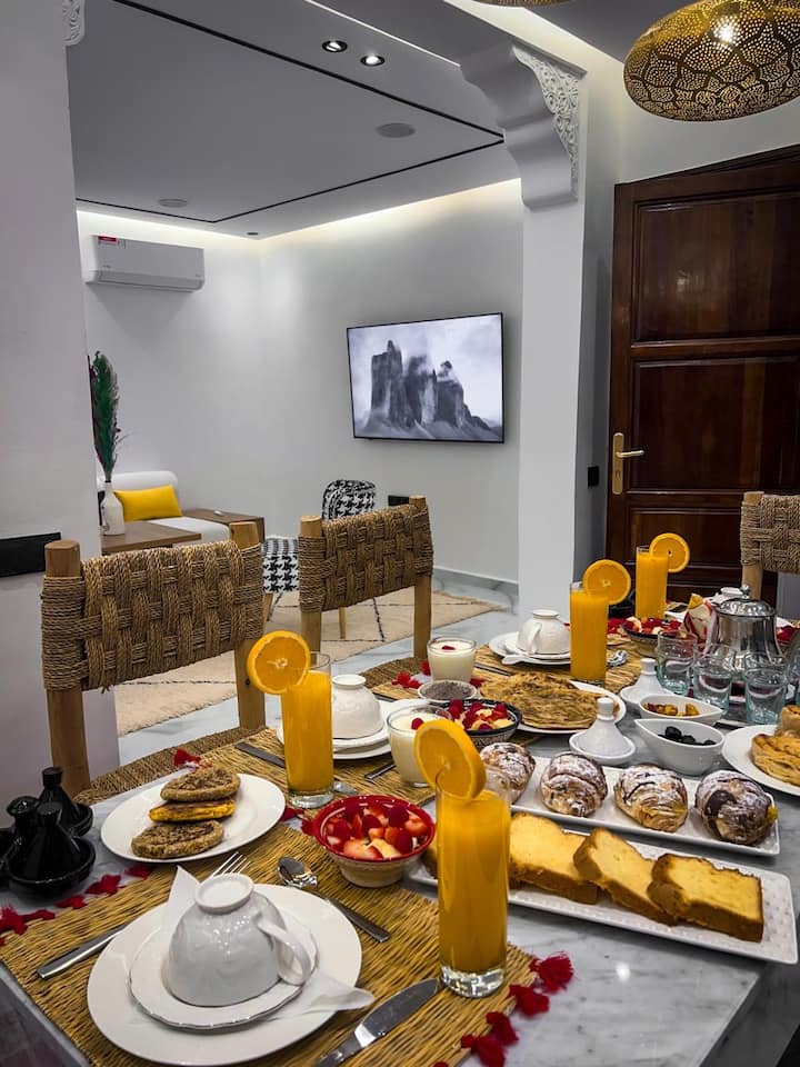 Charmant Appartement + Petit-déjeuner - Marrakech