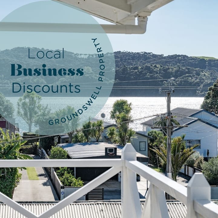 Harbourside Cove  Views, Cosy + Peaceful - Raglan