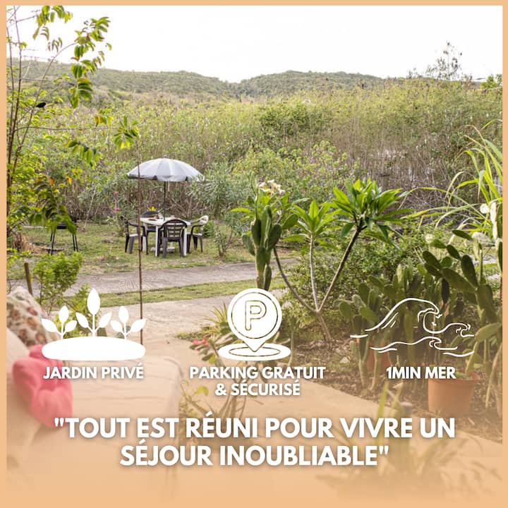 Le Tropical Nest – Jardin Privé | Mer | Parking - Marie-Galante