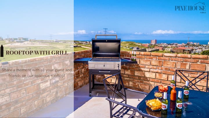 5 Beds House 2 Private Parking - Rosarito