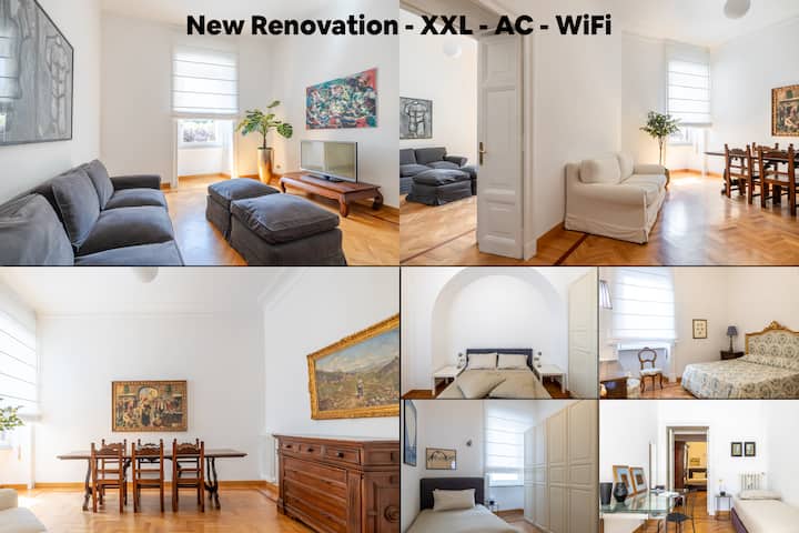 100 M. Da San Pietro, Grande+4letto+2bagni Fino A9 - Rome