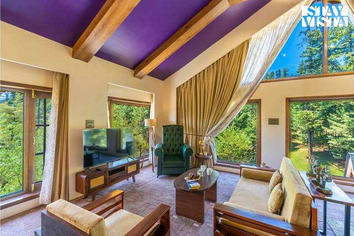 Timber @ Swiss Chalet 5br In Tangmarg W/jacuzzi - Gulmarg