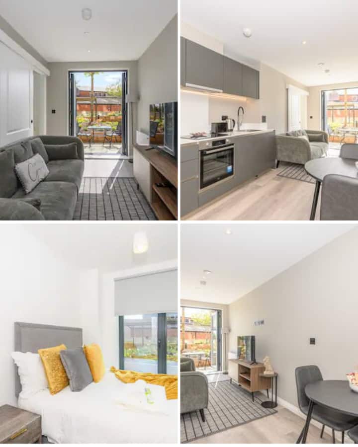Central Leeds Deluxe + Garden Terrace For Couples - Leeds