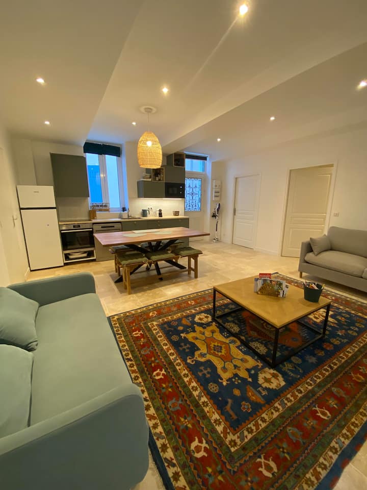 Appartement Avec Cour Privée Narbonne Les Halles - Narbonne