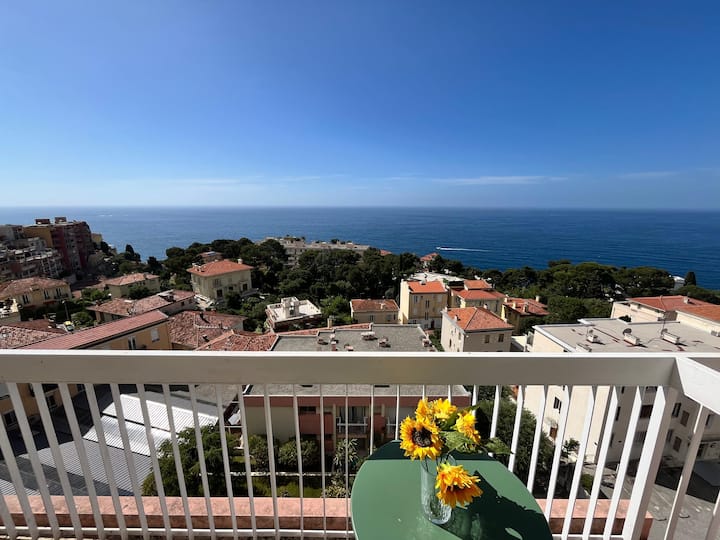 Vue Mer Sublime, Centre Ville, Parking Privé - Cap-d'Ail