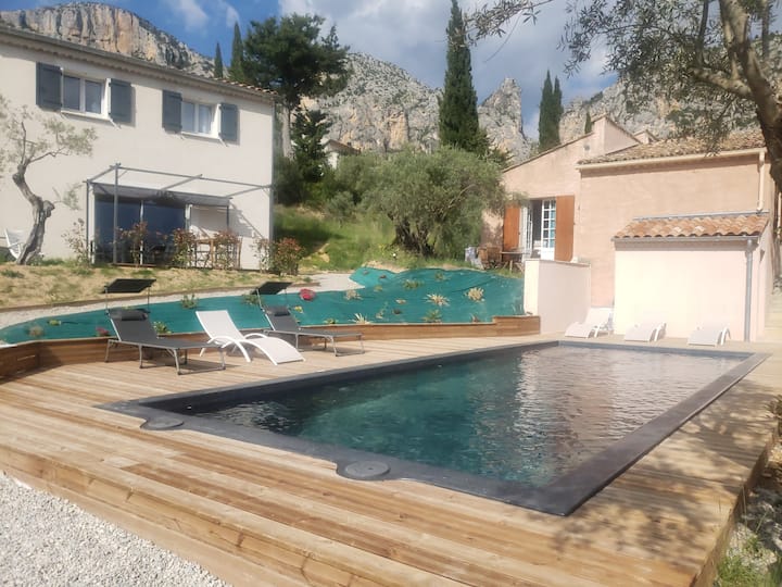 Maison Neuve Avec Piscine Et Vue Sur Moustiers - Moustiers-Sainte-Marie