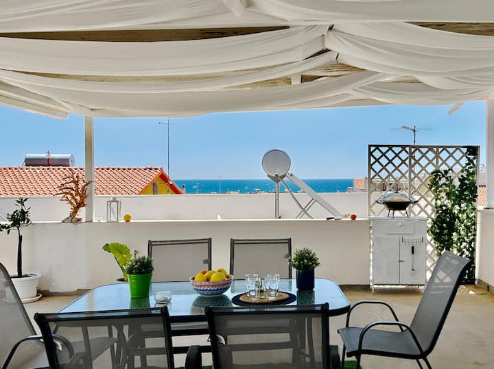 Blue Space 50 Meters From The Beach & With Parking - Avola