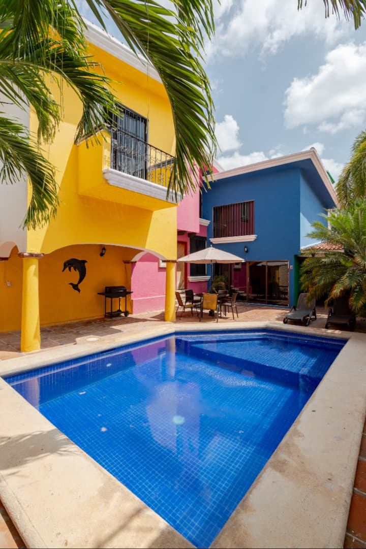 5 Minutos De La Playa  Residencia Familiar Centro - Cancún