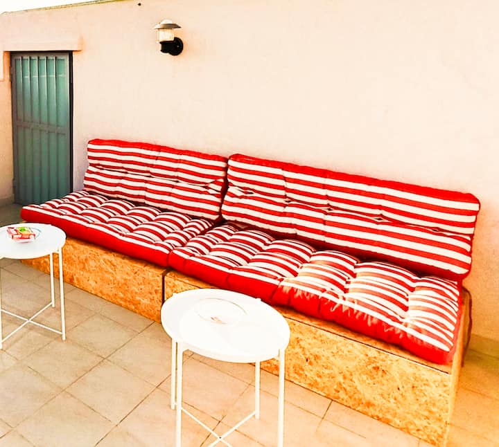 Penthouse In The Center With Terrace And Sea View - Catane