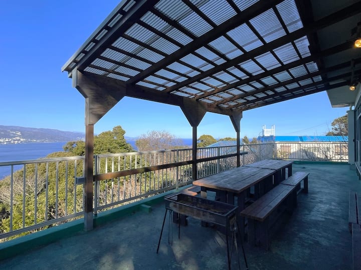 絶景コテージサウナ温泉付き/10-20名まで可(wifi) - Atami