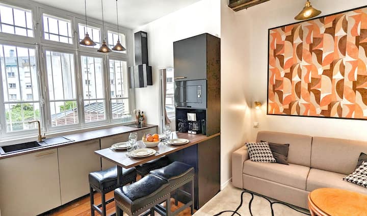 Bouret - 4p / 1 Chambre, Buttes-chaumont - Paris