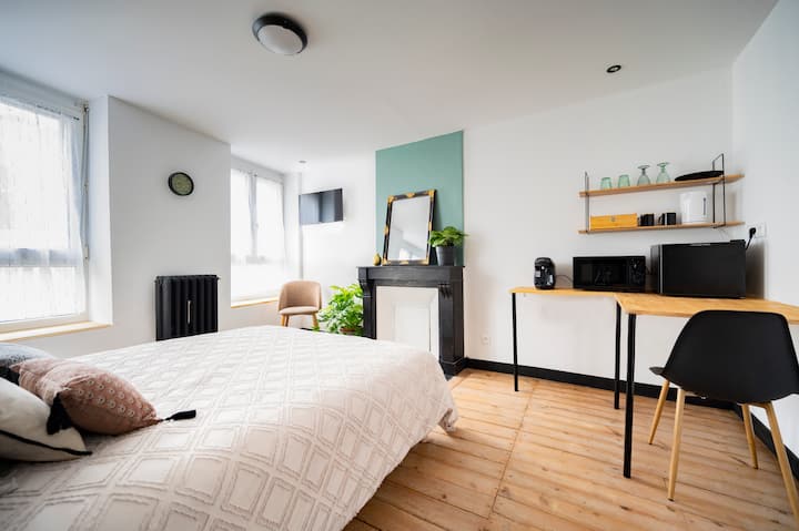 ÉLégante Chambre Avec Salle De Douche Privative - Le Havre