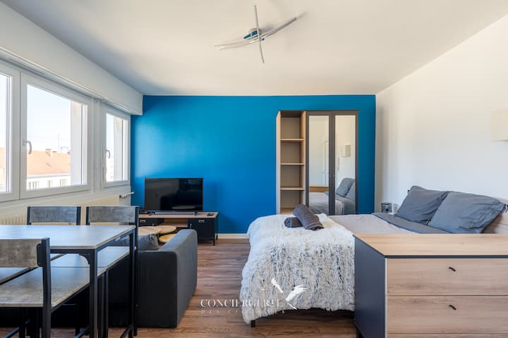 Studio Cosy Avec Terrasse, Hypercentre Strasbourg - Strassburg