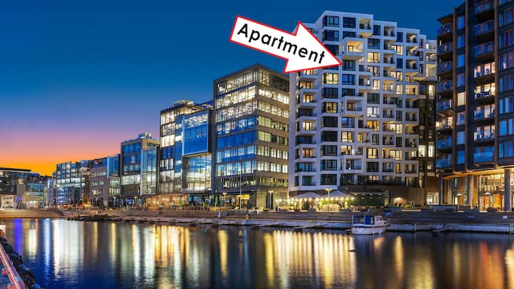 Oceanfront Apt At Tjuvholmen With Sunset View - Oslo