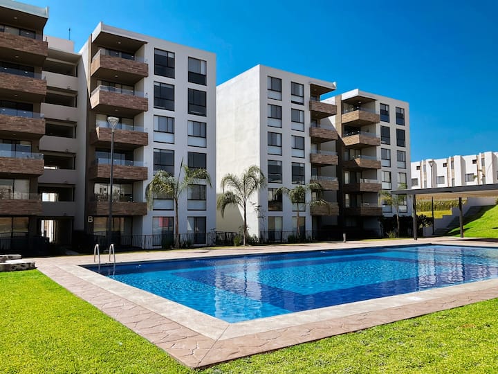 Moderno Depto. Vacacional A 20 Min De Cuernavaca - Xochitepec