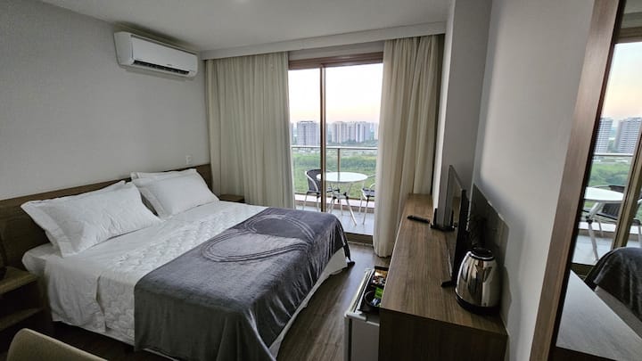 Suíte Na Barra C/ Garagem E Self Check-in 173bl2 - Recreio