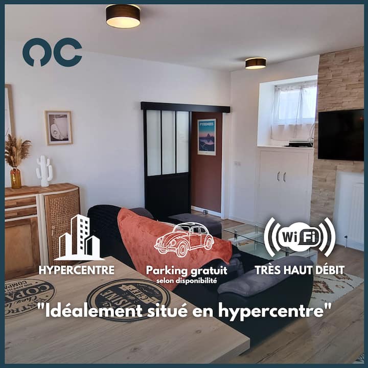 Le 42, Très Bel Appartement - Hyper Centre - Calme - Pau