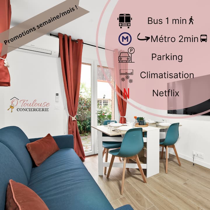 Douceur D’argile-clim-parking Gratuit Dans La Rue - Toulouse