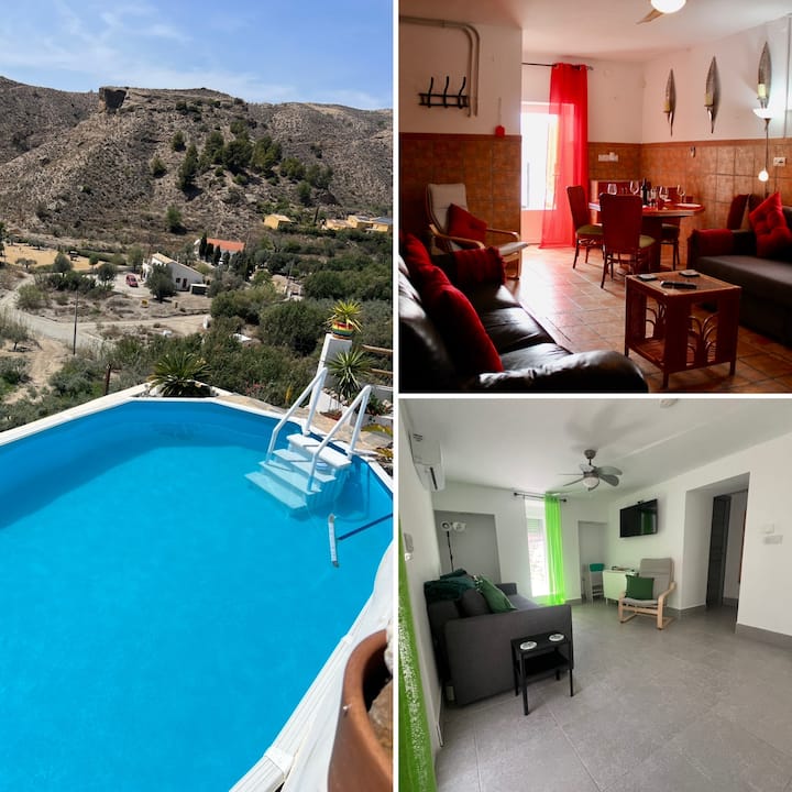 Rambla Retreats Apts Rojo & Verde. Shared Pool - Albox