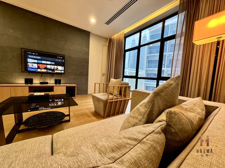 @S1b18b 市中心｜双子塔景观｜浴缸 Best 1br Bathtub & Klcc View! - Kuala Lumpur