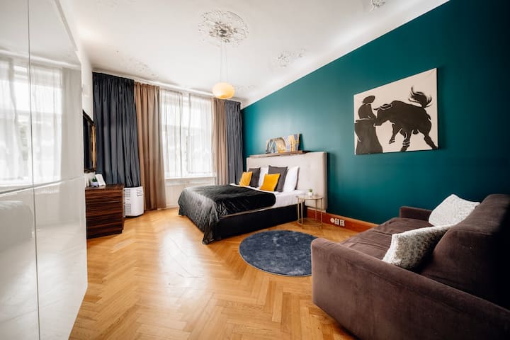 Heritage Haven: Charming 8 Guests Jewish Quarter - Praga