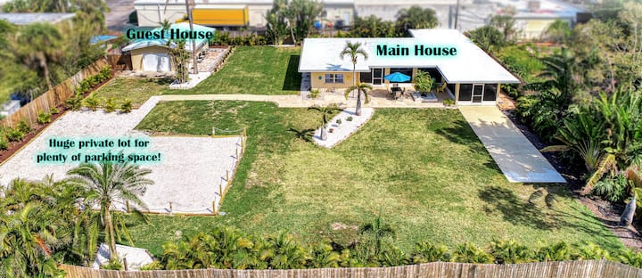 You Get 2 Homes! Beach House W/bonus Guest House! - Venice, FL