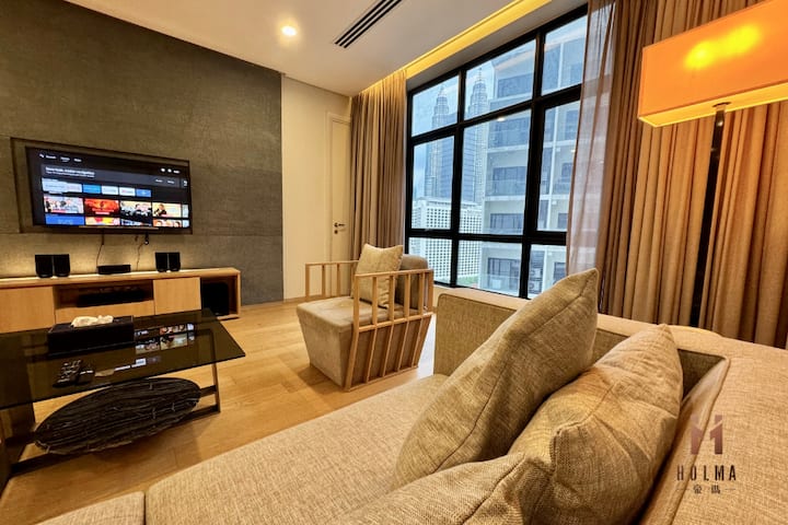 @S1b36b 市中心｜双子塔景观｜浴缸 Best 1br Bathtub & Klcc View! - Kuala Lumpur