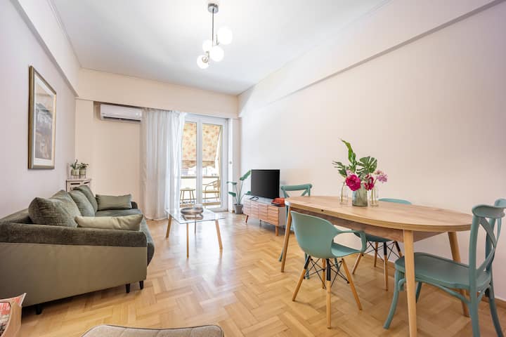 Elegant Acropolis Apartment For 6 Guests! - Atenas