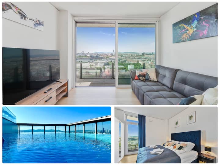 Luxury Penthouse | Rooftop Pool - Vienna
