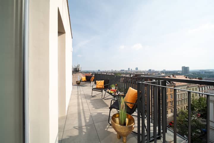 Cavallo Penthouse Xl Suite Terrace City Center - Prag