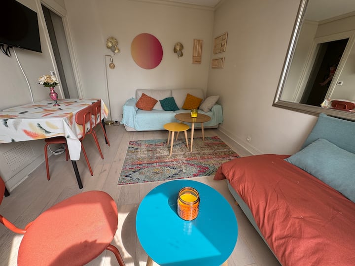 Appartement Parisien, Confort & Chic, 3 Personnes - Paris