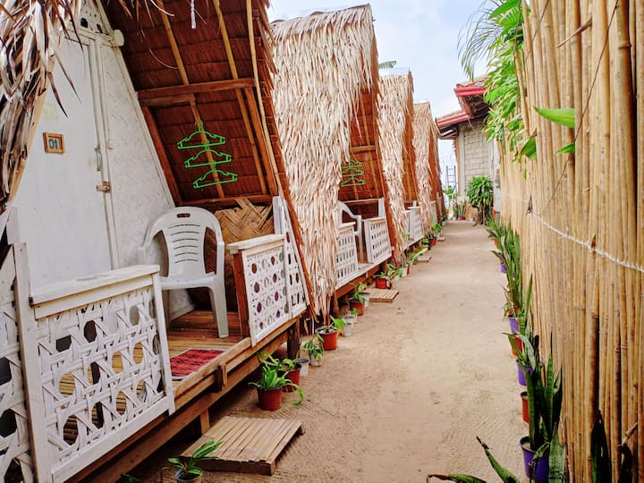 Amwani Breeze A-frame Double Size Bed - El Nido