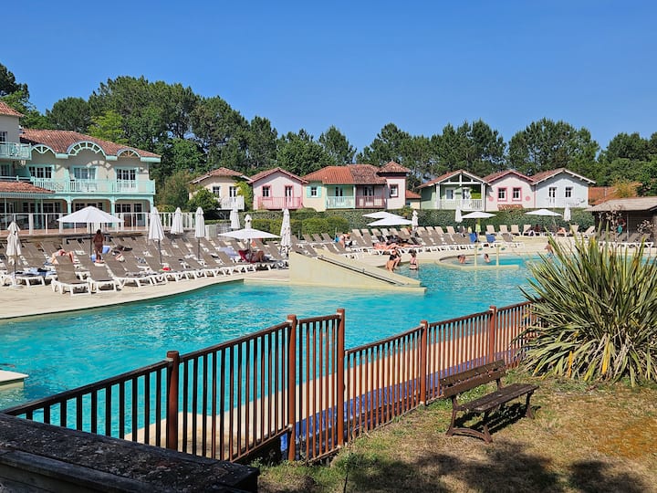 Nouveau ! Maison 2 Chambres Domaine Du Golf - Lacanau