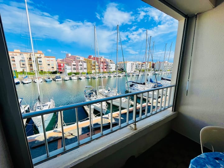 Les Iles&nbsp;: T2 Vue Port/parking Privé/ile Pêcheurs - Agde