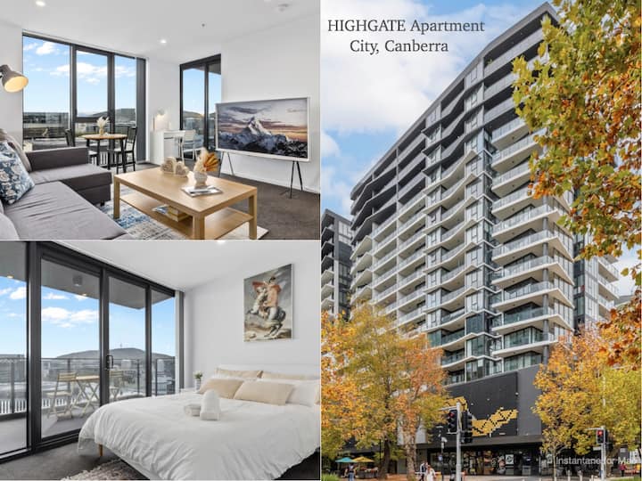 Modern 1-bed @City Centre W Mountain View &Parking - Belconnen