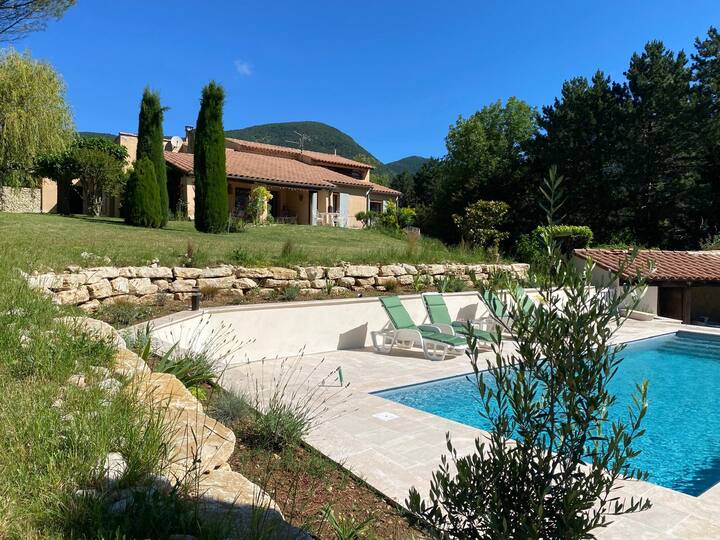 "Chez Nelly" : Villa Avec Vue Imprenable - Dieulefit
